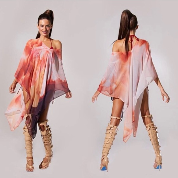 inca | Swim | Inca Watercolor Kaftan | Poshmark